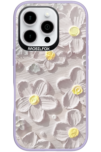 White Flowers - Apple iPhone 16 Pro